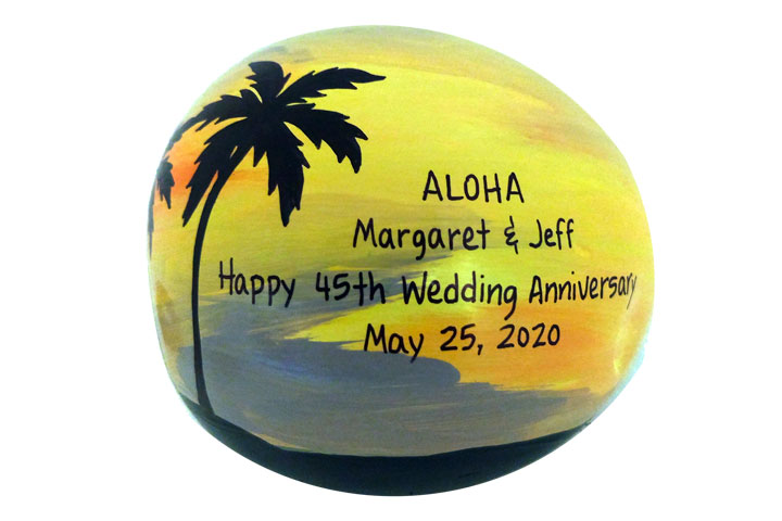 How to order a hand painted coconuts and send a coconut in the mail