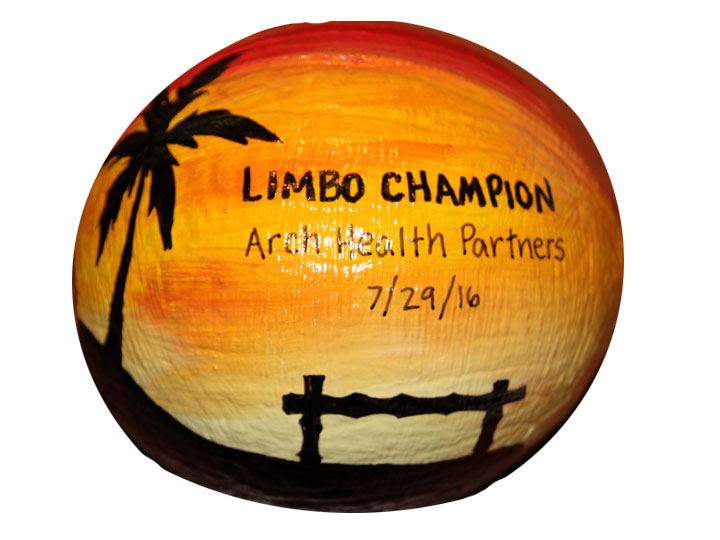 Buy a unique one of a kind gift: painted coconuts
